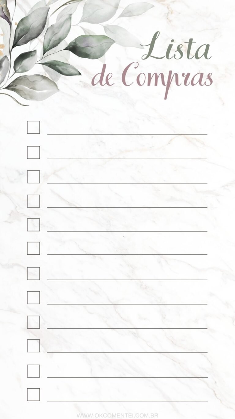 Lista de compras de supermercado: 15 modelos em PDF para você se organizar