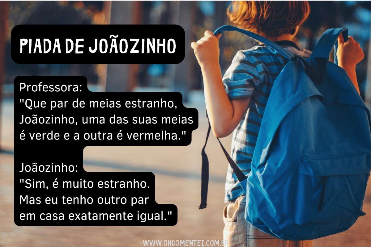 40 piadas de Joãozinho que vão te fazer chorar de rir