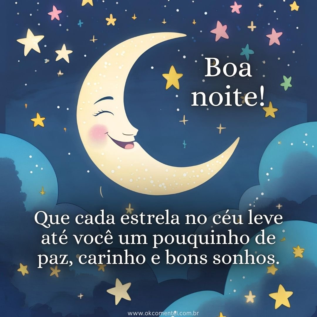 17 mensagens de boa noite fofo com imagens para desejar um doce descanso
