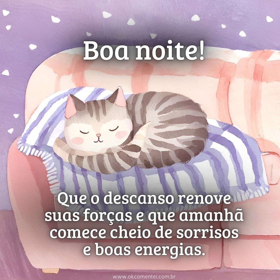 17 mensagens de boa noite fofo com imagens para desejar um doce descanso