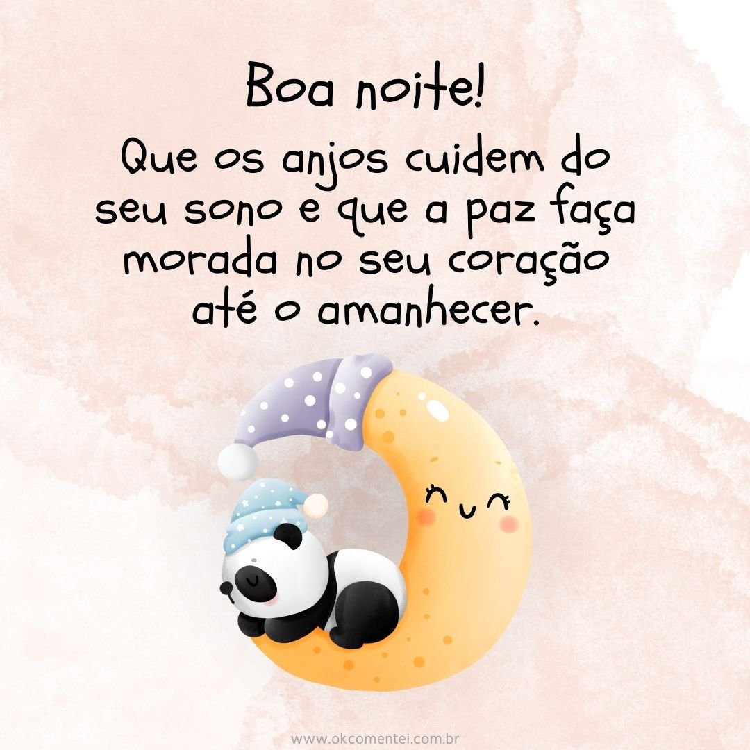 17 mensagens de boa noite fofo com imagens para desejar um doce descanso
