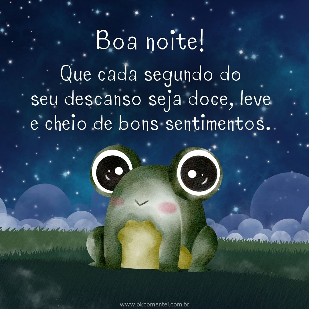 17 mensagens de boa noite fofo com imagens para desejar um doce descanso