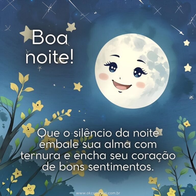 17 mensagens de boa noite fofo com imagens para desejar um doce descanso