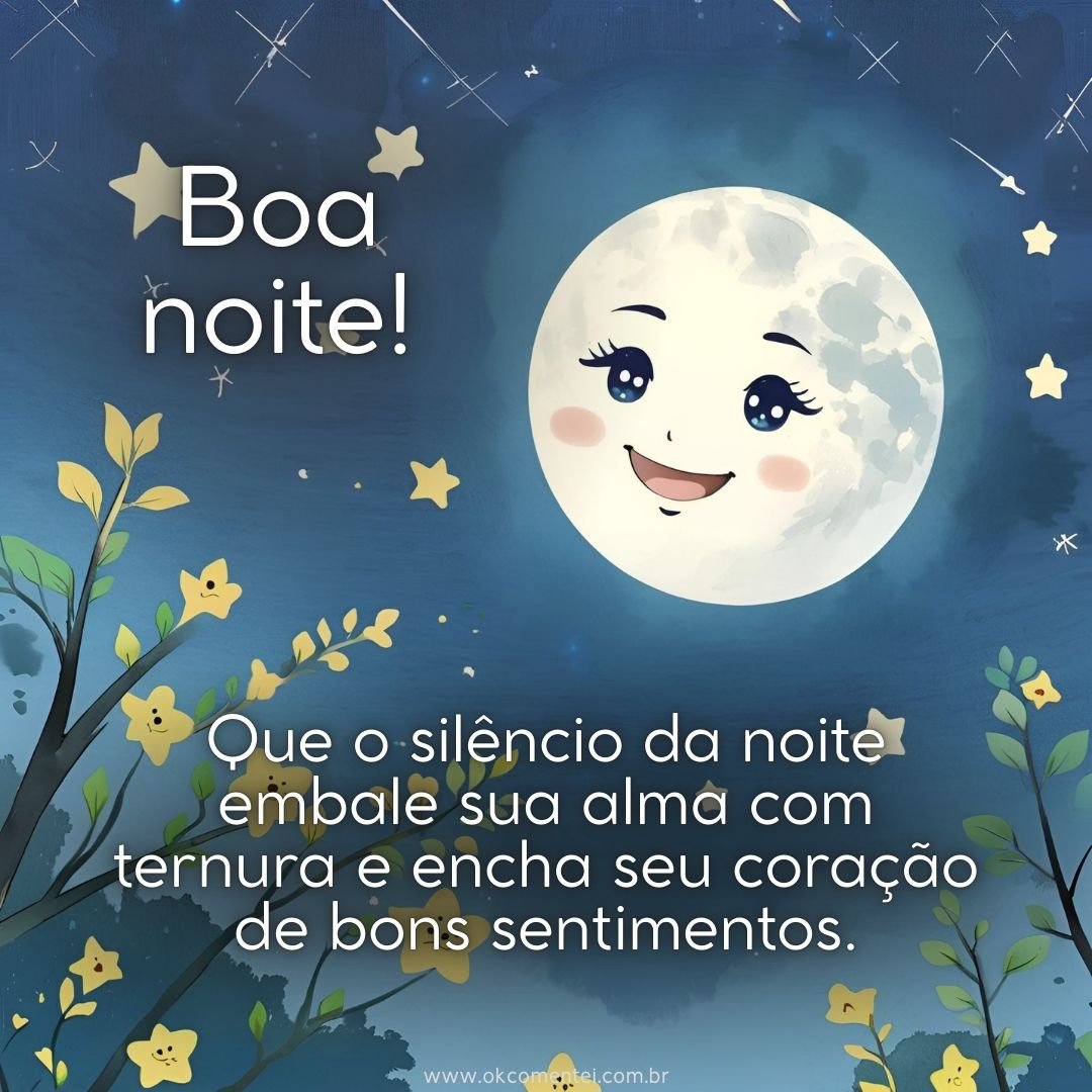 17 mensagens de boa noite fofo com imagens para desejar um doce descanso