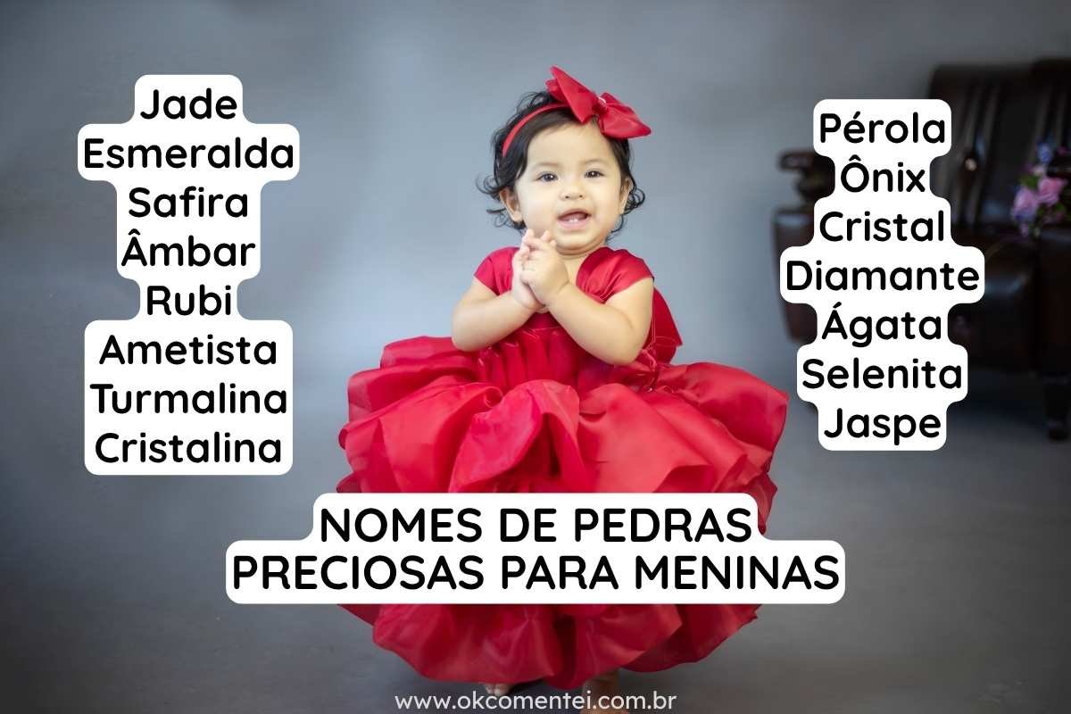 15 nomes de pedras preciosas para meninas