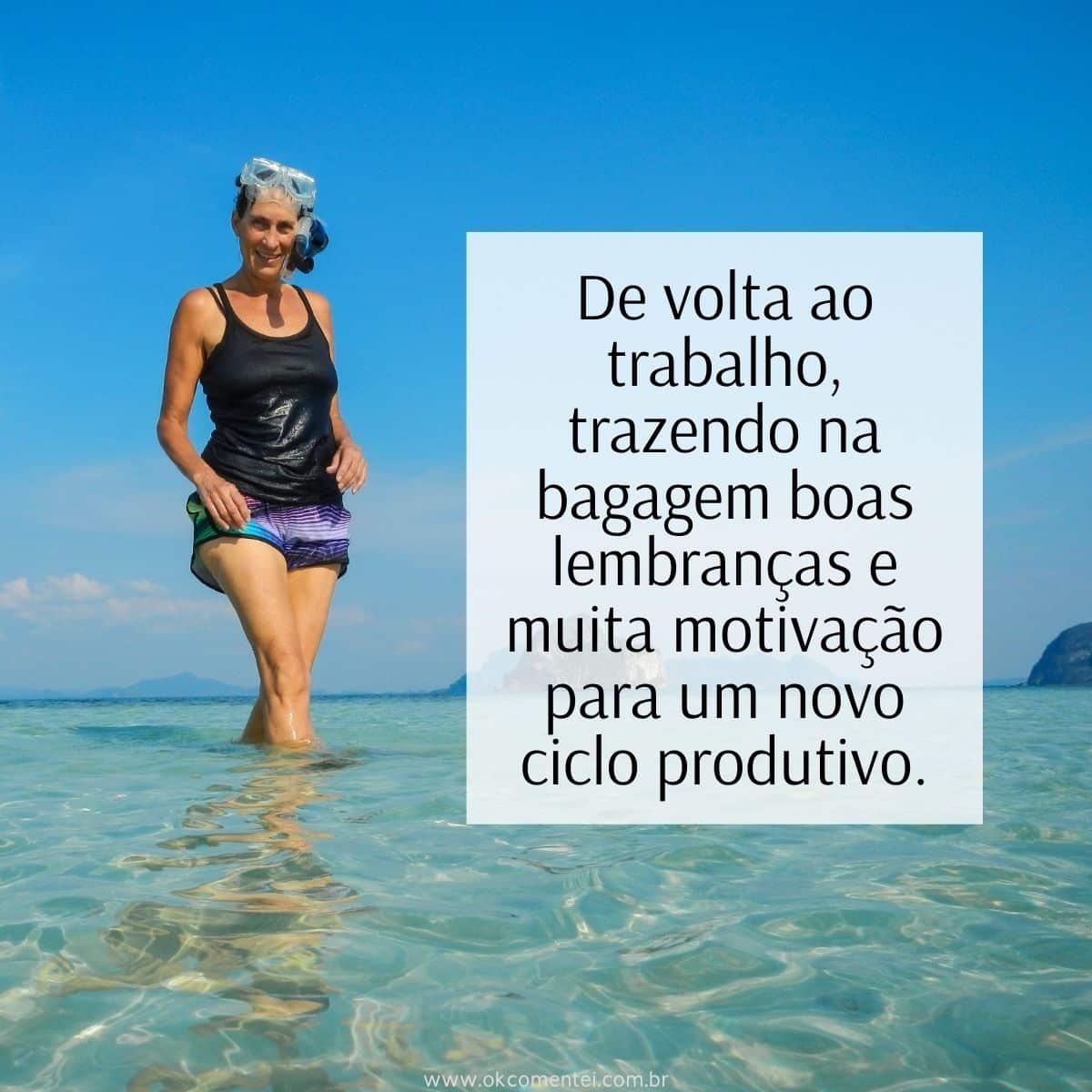 Mensagem de retorno das férias: 91 ideias criativas para voltar com leveza